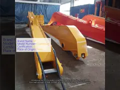 Excavator Long Reach Boom Extension Arm High Strength Steel Q345B Q355B Q690 Part