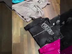 custom rhinestone full zip up hoodie