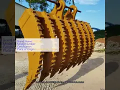 Mini Excavator Root Rake Bucket Customized High Quality Factory Direct Attachment