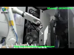Smalzaggio automatico robotico di maniglie di porte in lega di zinco