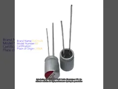 China 6.3*8 Solid Oxide Electrolyzer The Ultimate Solution for Hydrogen Generation Specifications 470UF/6.3V for sale