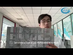 China Stainless Steel Perforated Mesh Panel Custom Hole Patterns for sale