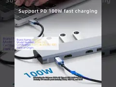 China Type C Usb Multi Port Hub USB Type-C Adapter Featuring USB 3.0 Ports And RU6A-H2 for sale