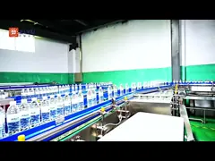 Dynamic buffer platform conveyor line for 60000BPH bottled water production line
