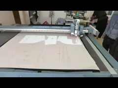 중국 1350 KG GM2518DK5 CNC 디지털 직물 천 종이 패턴 커터 크기 3420 * 2350 * 1220mm 판매용