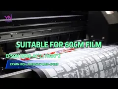 A1 UV DTF εκτυπωτής με I3200 κεφαλές εκτυπωτή AB φιλμ