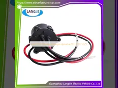 China Golf Cart Electrical DC Socket 48V Yamaha Black Circular Charging Cable Socket for sale