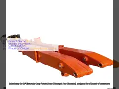 Excavator Long Reach Boom Telescopic Arm Clamshell for All Brands Excavator Parts