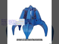 5 Tonne Excavator Electro Hydraulic Rotating Grab Bucket Manufacturer Quality