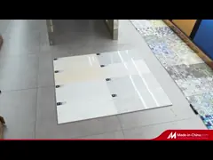 China Glossy Solid Marble Ceramic Tile 300x600cm Dining Living Room Interior Wall Flooring for sale