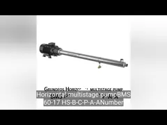 Grundfos BMS horizontal multi-stage pump is suitable for water treatment plants pressurization nanof