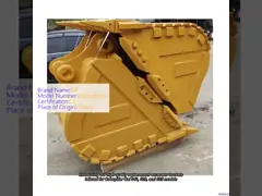 High Quality Replacement Excavator Bucket Standard HD Rock Cat 312 320 325 Supplier