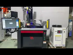 Máquina de soldadura automática de láser de fibra de 2000W para botella de agua de caldera del ejército