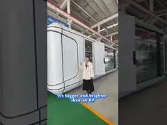 China Factory Customization Modern Luxury Living Capsule House Hotel 28 Square Meters Mobile Space Capsule for sale