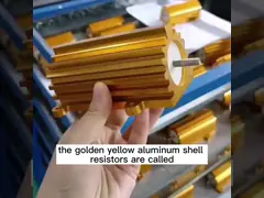 RX24 Gold Aluminum Shell High Power Resistor