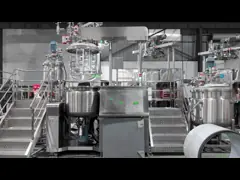 China SS316L Mayonnaise Manufacturing Machine Vacuum Emulsifying Mixer 50-5000L for sale