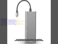 China Smart Phone 7 In 1 SD TF Card Reader Multiple USB C HUB for sale