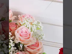 Simulated Rose Single Rose Wholesale Wedding Home Decoration Flower Arrangement Simulated Rose Bundl