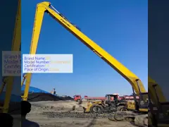 China Telescopic Demolition Excavator Long Reach Boom 3 Section Arm Attachment Customized for sale