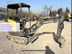 China 2020 Volvo EC18D Mini Used Excavator 920 Hours France Origin With Breaker Bucket for sale