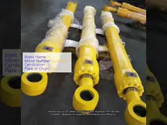 China Excavator Hydraulic Bucket Cylinder Heavy Duty Oil Cylinder Replacement Parts for sale