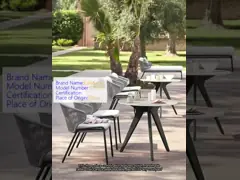 Nordic outdoor balcony table and chair three piece set, courtyard rattan chair, tea table combination, simple leisure outdoor furniture rattan chair