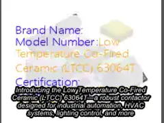 Low Temperature Co-Fired Ceramic (LTCC) 63064T Take Your Business to the Next Level with Contactor and Durable