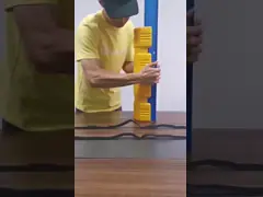 Protetores de Postes de Rack de Armazém H500mm para Paletes em PVC