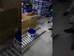 China Continuous-Flow Roller Conveyor Line Customized Frame Width For Mass Production for sale