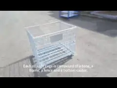 Cage de stockage: 1 tonne de charge - roulement et empilable