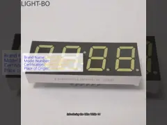 Ultra White 14.2mm 4 Digit 7 Segment LED Clock Display Common Cathode for Digital Timer