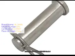 China M10 M12  Grade 2 5 Steel Oxide Galvanized Powder Clevis Pins  Head  With Hole Grade 8.8 for sale