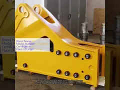 China 1.2-55 Ton Excavator Attachments Concrete Stone Hydraulic Breaker Hammer for sale