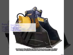 China High Quality Excavator Attachment 20t Excavator Hydraulic Crusher Bucket for Crushing Stone for sale