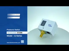 China HVAC High Pressure Switch with Screw Terminals - Adjustable 0.5-30 Bar Range, 20A 250V AC Rating for sale