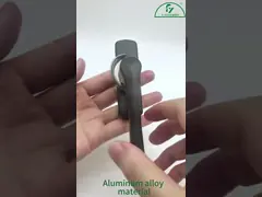 China Aluminum Large Screw Cap Sliding Crescent Sash Lock For Sliding Door And Window for sale