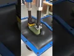 Double Head Hydraulic Sole Press Machine Low Noise Multiple Functional