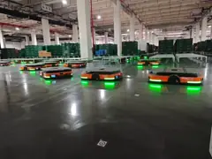 Latent Lifting Max Load 600kg AMR Warehouse Equipment Systems QR Code Visual