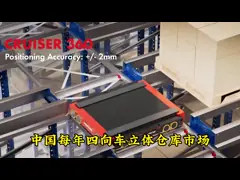 Normal Environment Dense ASRS 4 Way Shuttle For Small Pallet Automatic Racking System