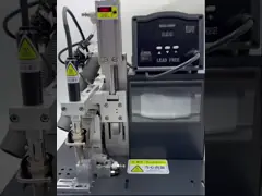 Pneumatic Dual Soldering Heads Semi Automatic Soldering Machine Motor Line And Harness Soldering