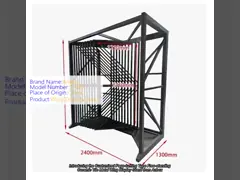 China Page Turning Stone Sample Display Rack Free Standing Metal Wing Ceramic Tile Display Rack for sale