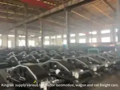 Rail wagon bogies production process welding