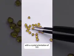 Irregular Hpht Cvd MCD Diamond 111 Orientation Face Surface For Cutting Tools