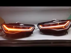 China Modified Audi A6 C7 Xenon Headlights 2012 - 2015 Upgrade Audi A6 Front Light 6000K 55W for sale