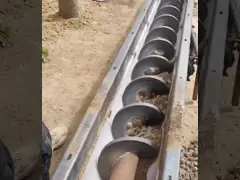 China Material Handling Equipment Screw Conveyor System with Customized Construction Design for sale