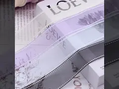 Cina Imballaggio di fiori di fascia alta, pizzo coreano, cintura di garza Eugen, imballaggio per la decorazione dei regali da 1 cm a 3,8 cm, cintura di garza neve in vendita