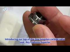 China Weaving Machine Carbide Parts Tungsten Steel Precision Valve Seat for sale