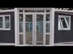 Double Wing Expandable Container House Foldable Design Saves 60% Transport Spaceroof