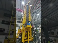 China Fast Lifting Speed of 33m/min 6m Drill Pipe Length Crawler Water Well Drilling Rig for Drilling for sale