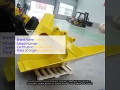 China Custom Excavator Concrete Trapezoidal Ditch Bucket High Quality Durable Equipment for sale